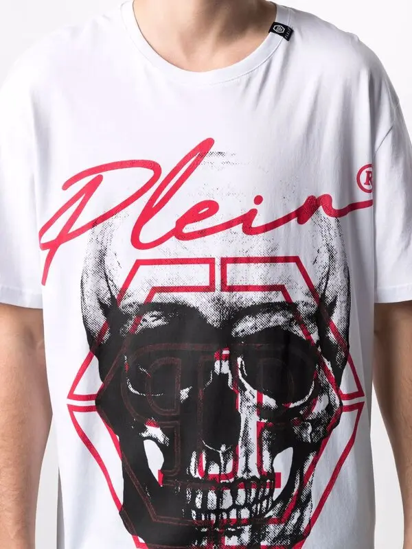 Philipp Plein Skull-print Logo T-shirt