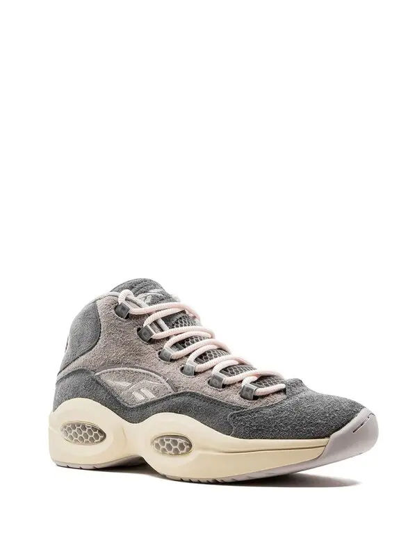 REEBOK Question Mid Suede Sneakers - Grey