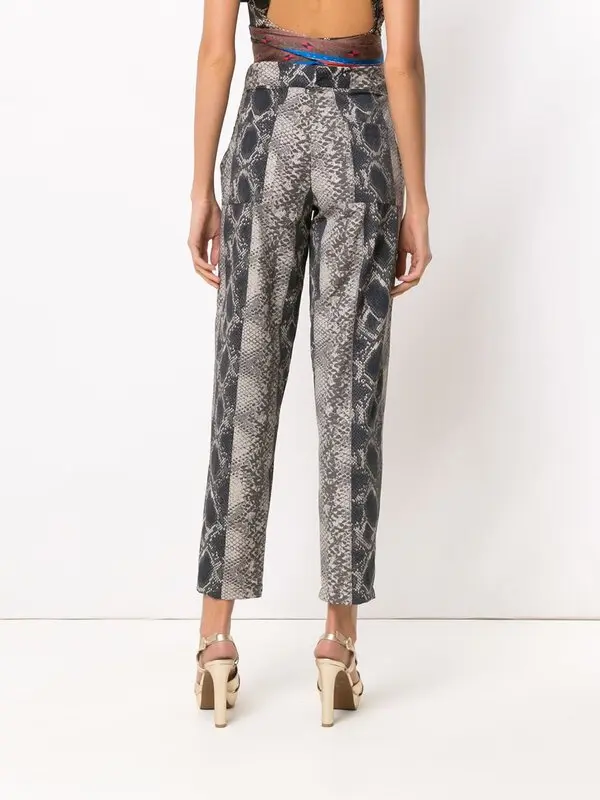 AMIR SLAMA Printed Trousers