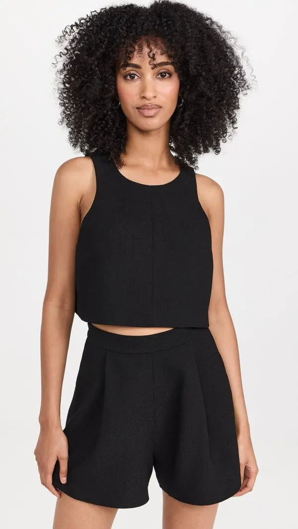 Black Halo Sanibel Two-piece Romper - Black