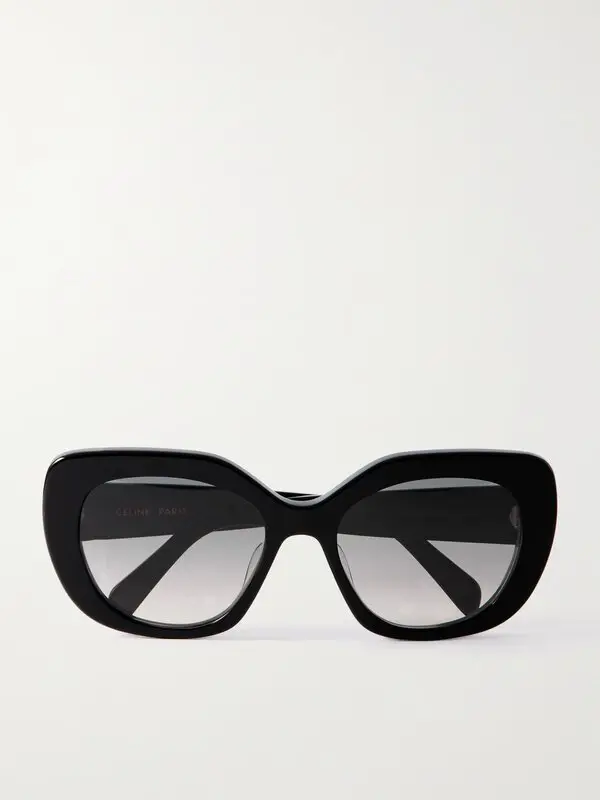 Celine Oversized Cat-eye Sunglasses - Black