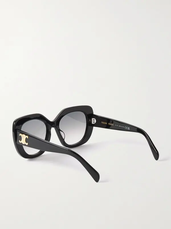 Celine Oversized Cat-eye Sunglasses - Black