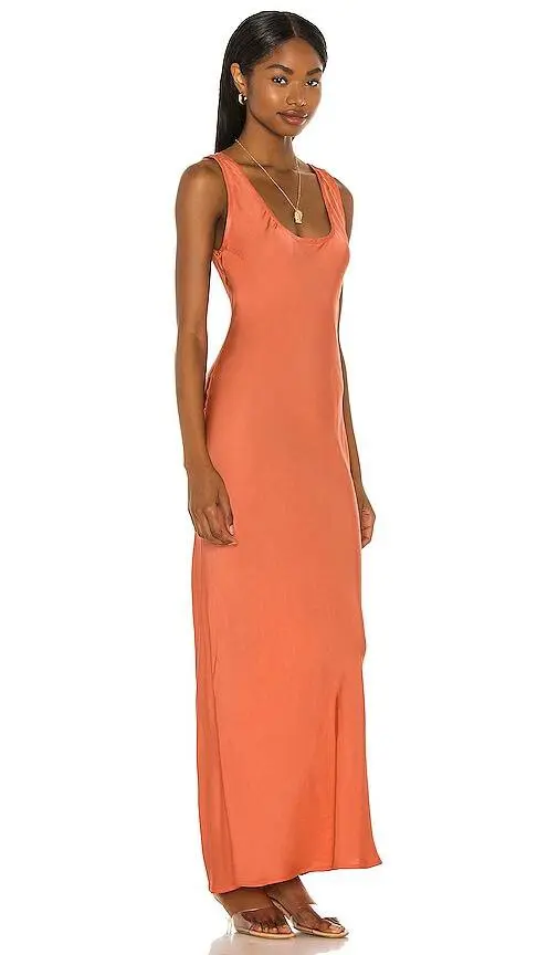 Cali Dreaming Simple Slip Dress In Coral In Guava - 40% Off | Editorialist