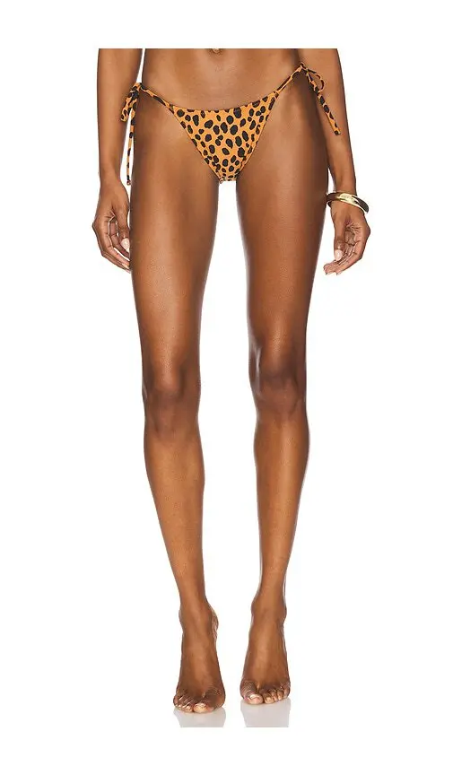 TROPIC OF C Praia Bikini Bottom - Spotted Amber