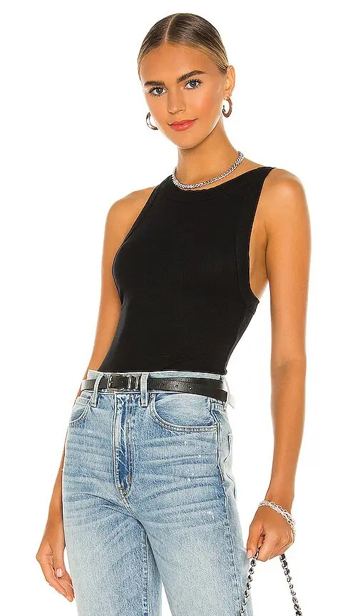 THE LINE BY K Ximeno Tank - Black