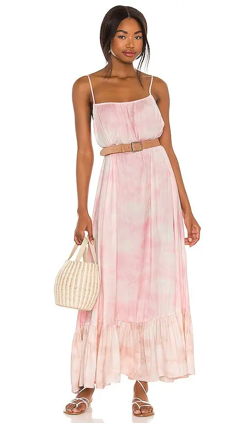 Free People Full On Maxi Slip Dress In Lavender In Flower Combo - 27% Off |  Editorialist