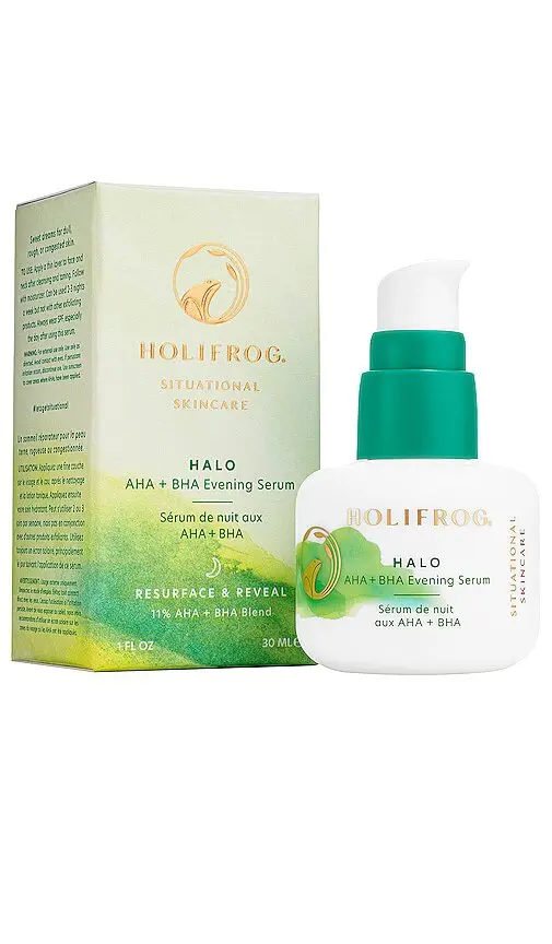 HOLIFROG Halo Aha + Bha Evening Serum