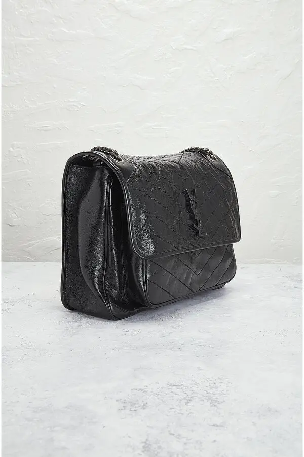 Saint Laurent Large Niki Chain Bag - Noir