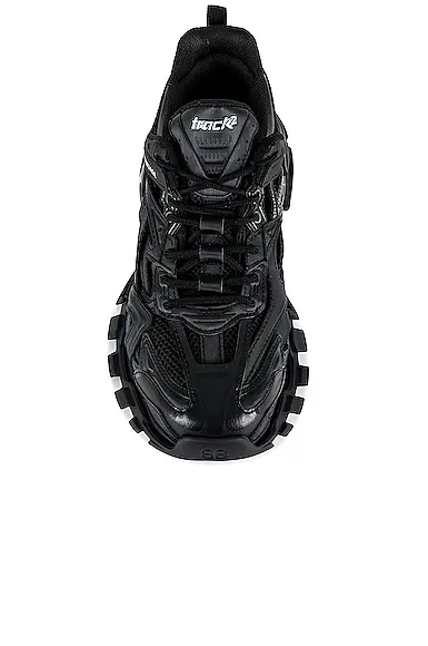 Balenciaga Track.2 Open Sneaker In Black - 25% Off | Editorialist