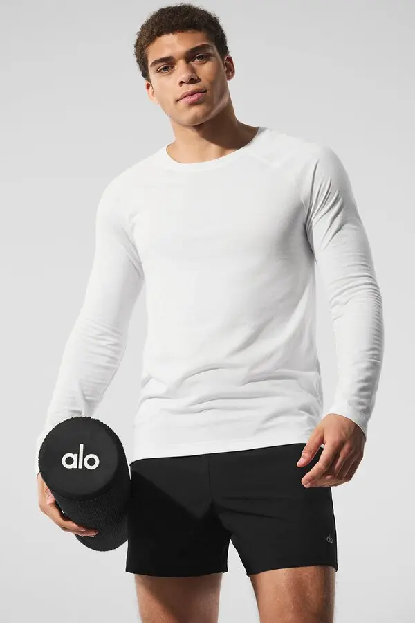 Alo Yoga Triumph Long Sleeve T-shirt - White
