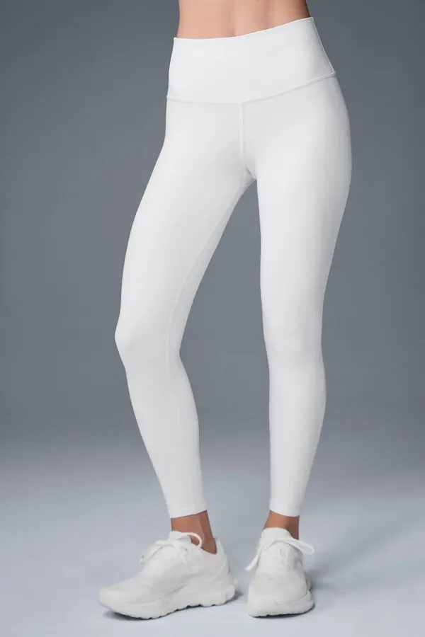 Alo Yoga 7/8 High-waist Airbrush Legging - White