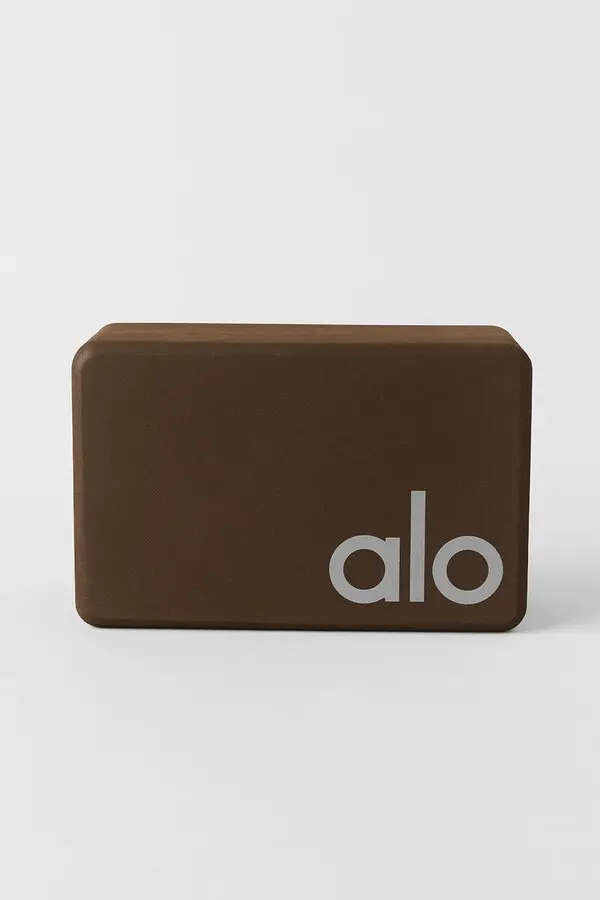 Alo Yoga Uplifting Yoga Block Mat - Espresso/silver