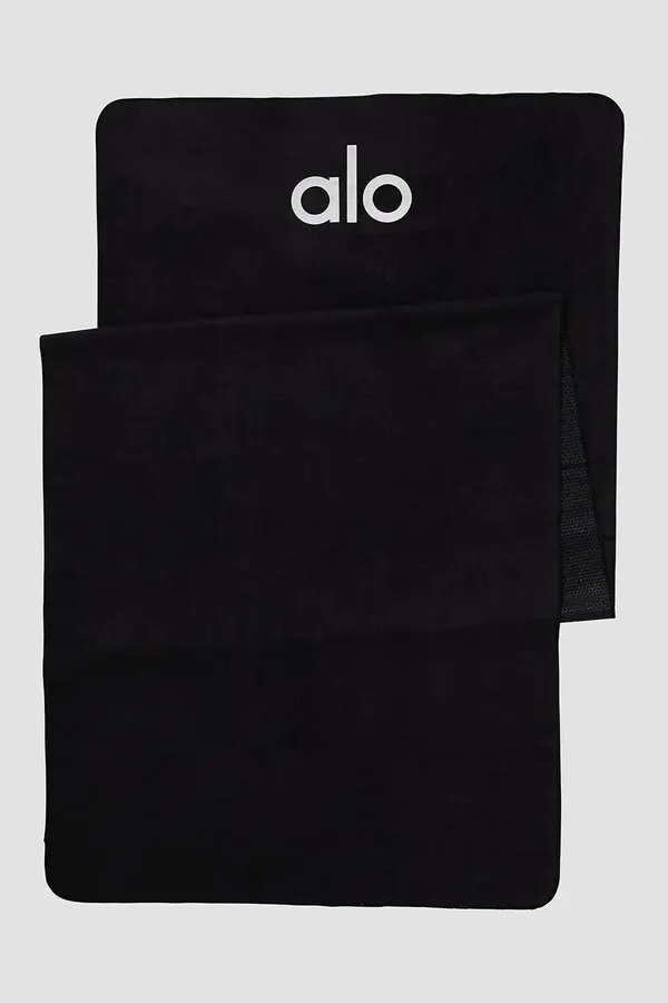 Alo Yoga Grounded No-slip Towel Yoga Mat - Black