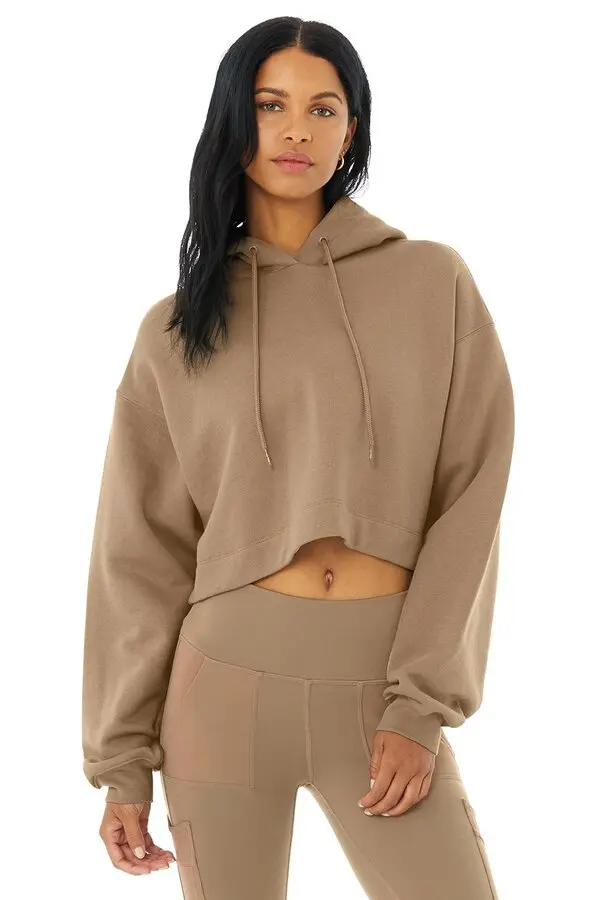 Alo Yoga Bae Hoodie - Gravel