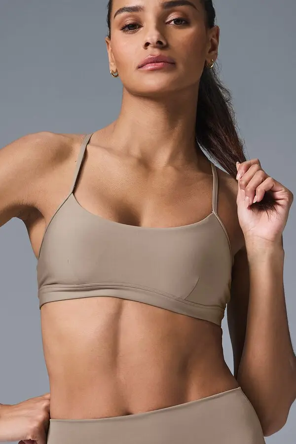 Alo Yoga Airlift Intrigue Bra - Gravel