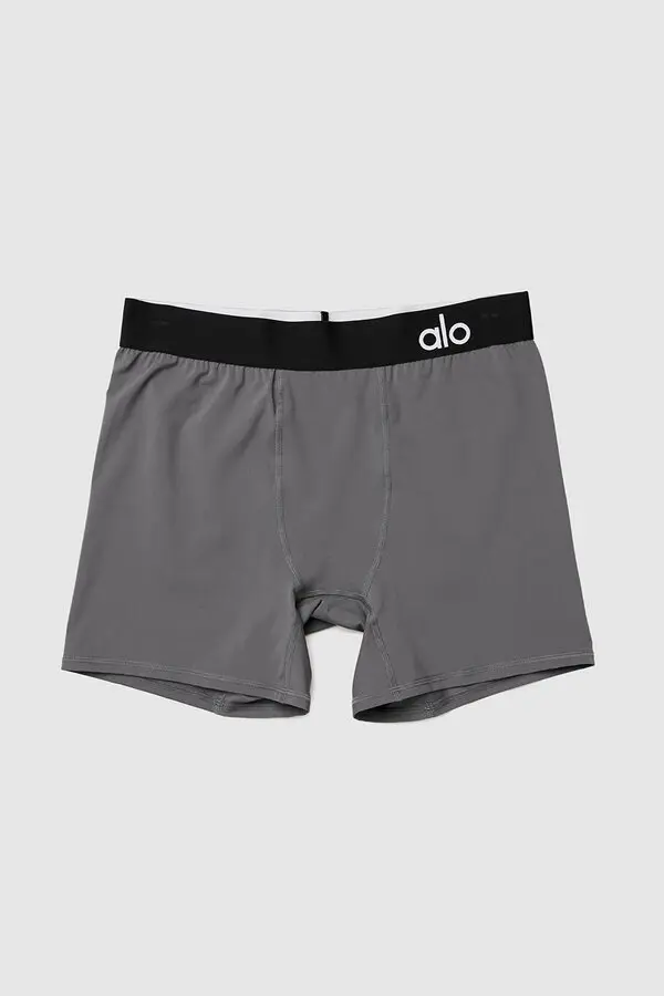 Alo Yoga Hero Performance Boxer Underwear - Grey