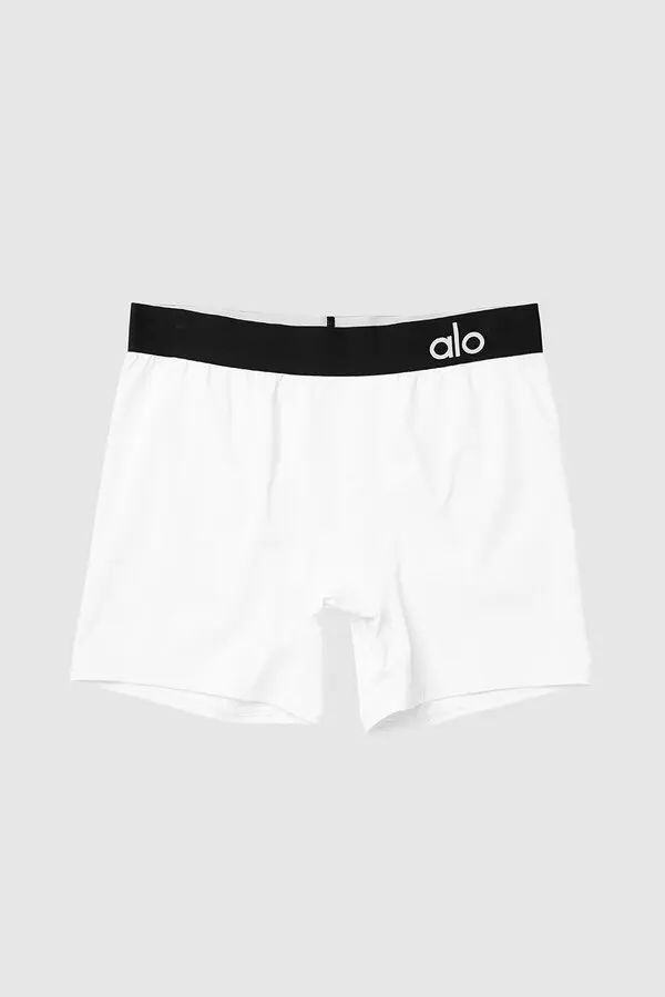 Alo Yoga Hero Performance Boxer Underwear - White