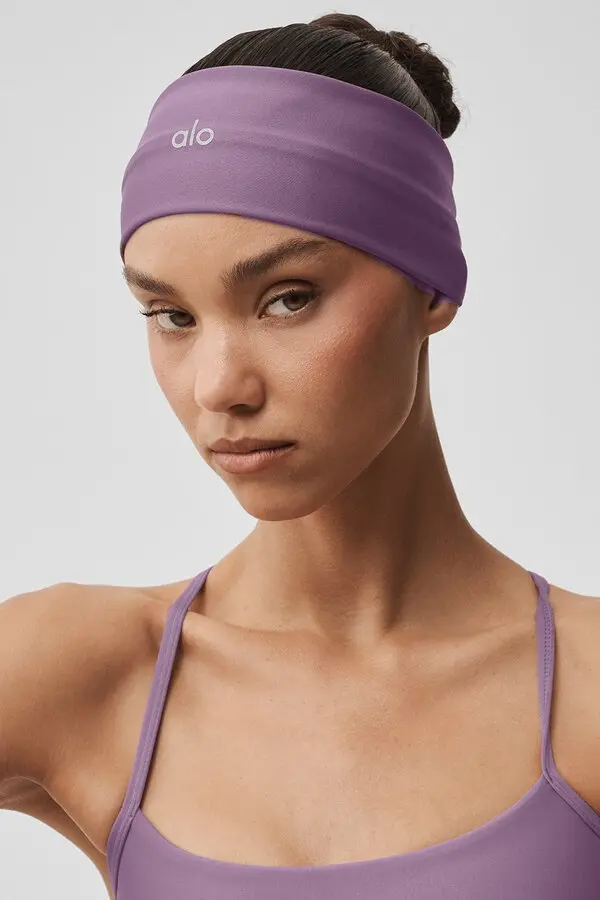 Alo Yoga Airlift Headband - Plum Kiss