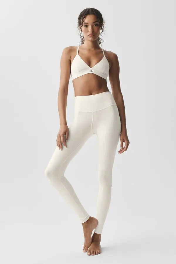 Alo Yoga High-waist Airbrush Legging - Ivory