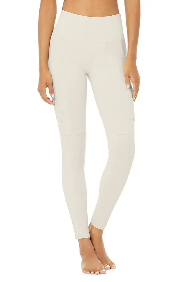 Alo Yoga High-waist Cargo Legging - Bone