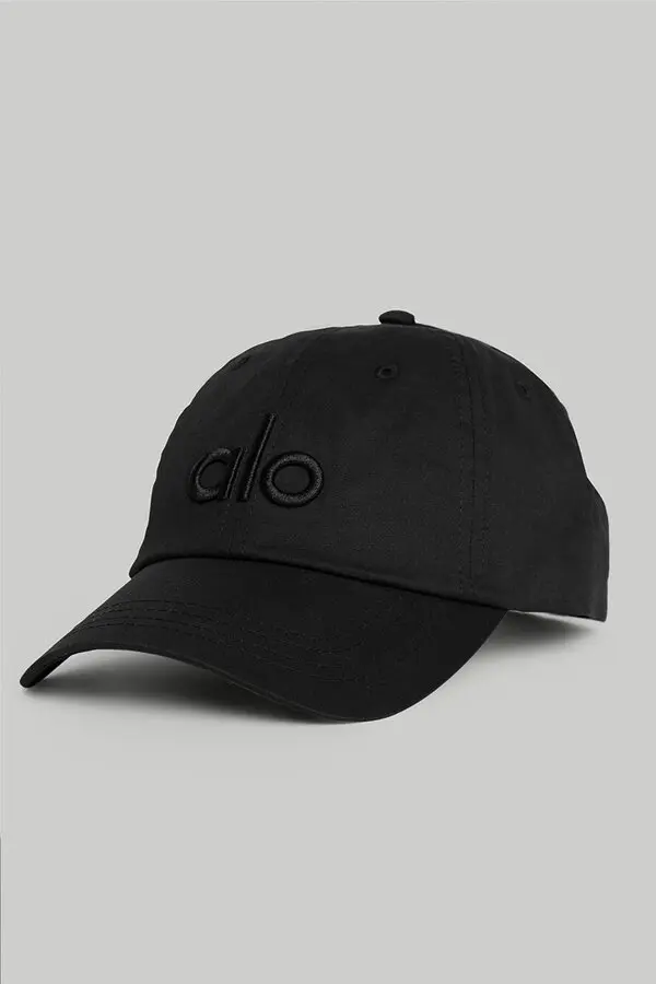 Alo Yoga Logo Cap - Black