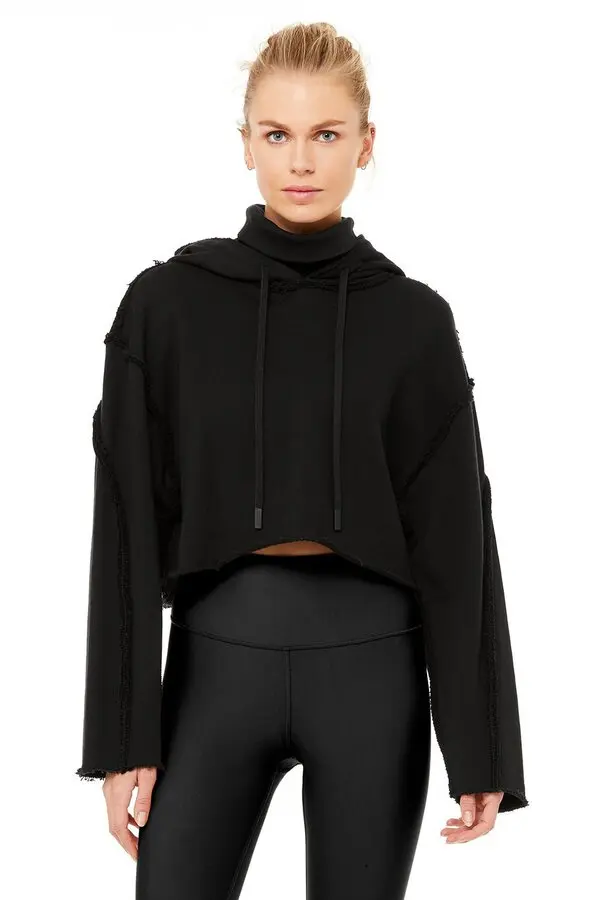 Alo Yoga Effortless Hoodie In Black - 40% Off | Editorialist