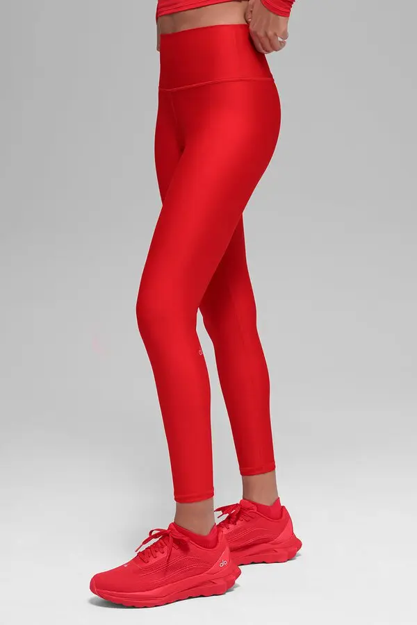 Alo Yoga Red Hot High-waist Airlift Legging - Bright Red