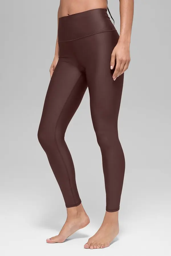 Alo Yoga Red Hot High-waist Airlift Legging - Brownstone