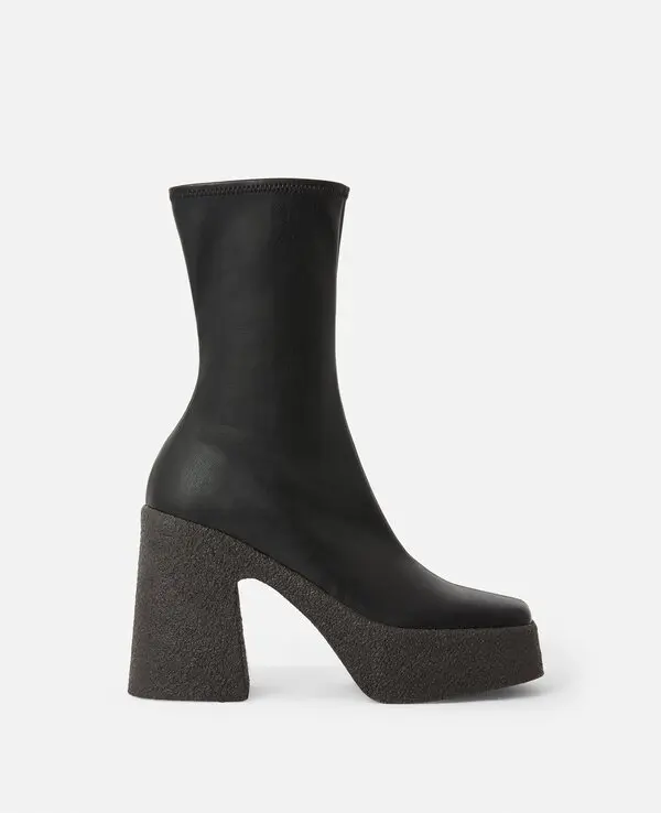 Stella McCartney Skyla Platform Ankle Boots - Black