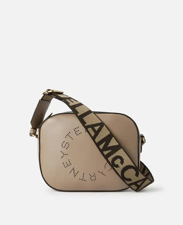 Stella McCartney Logo Camera Crossbody Bag - Moss