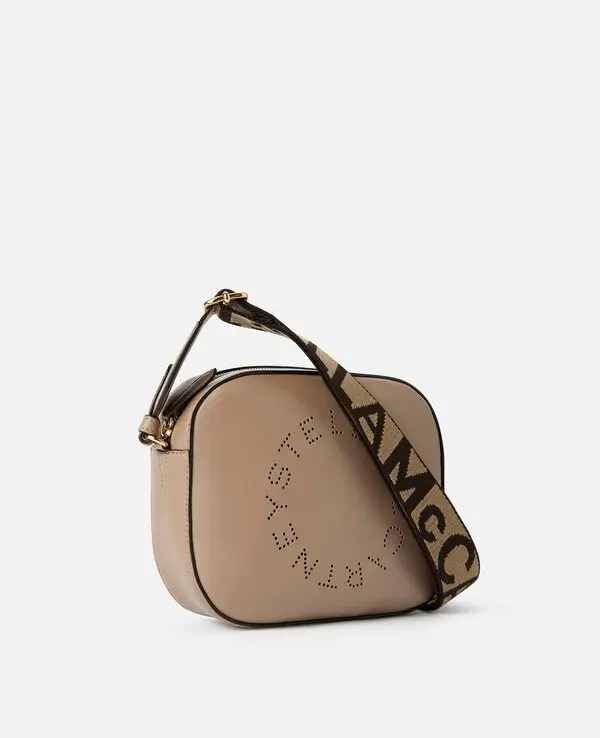 Stella McCartney Logo Camera Crossbody Bag - Moss