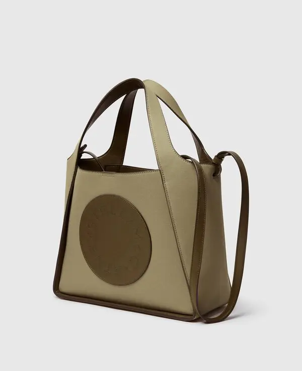 Stella McCartney Logo Perforated Tote Bag - Tan