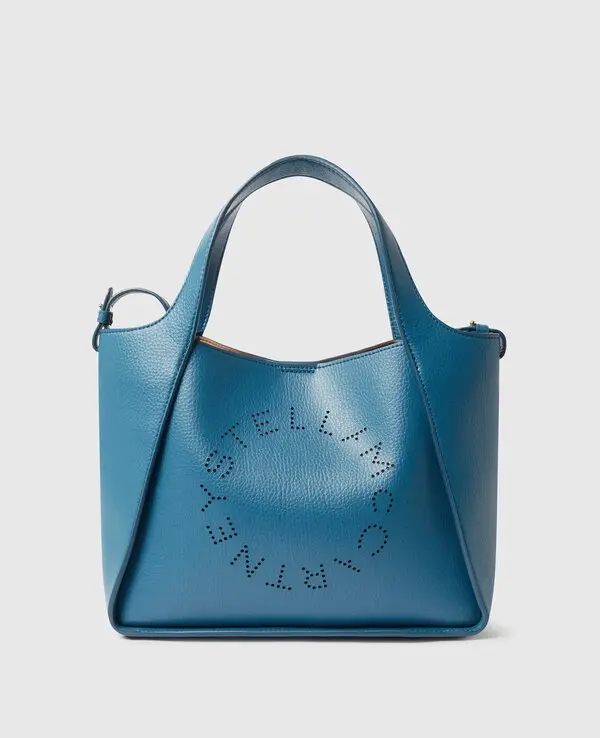 Stella McCartney Logo Crossbody Tote Bag - Teal