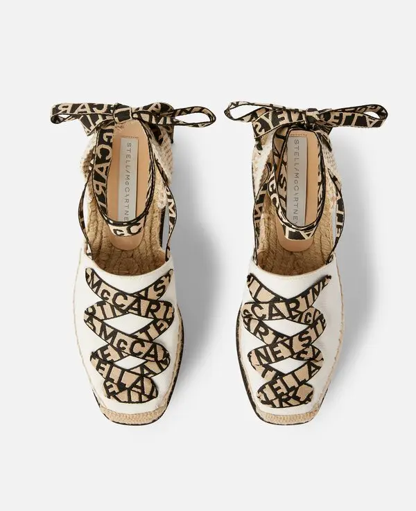 Stella McCartney Gaia Platform Espadrilles - White
