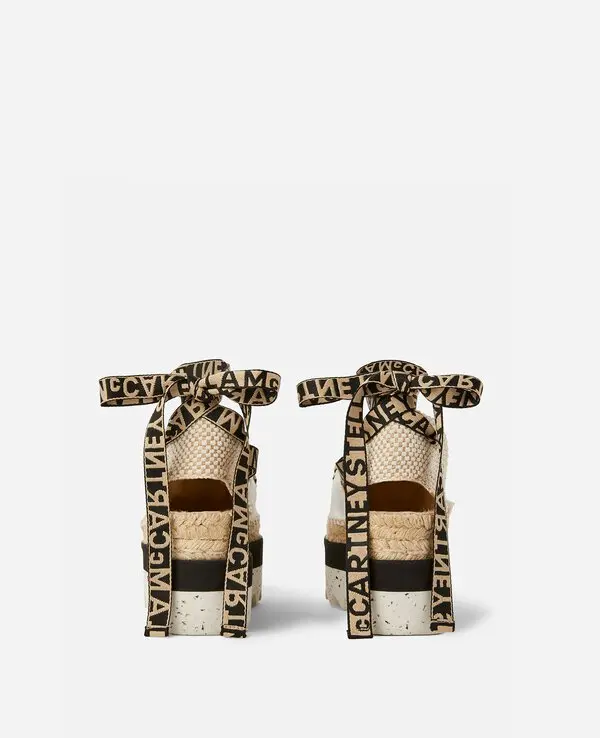 Stella McCartney Gaia Platform Espadrilles - White