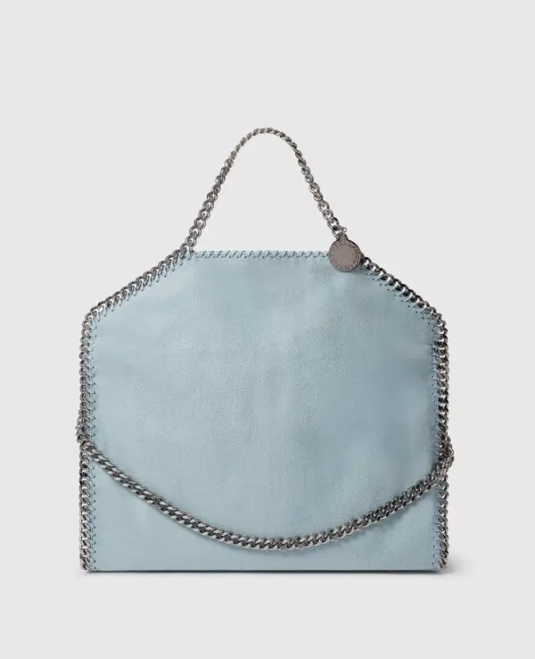 Stella McCartney Falabella Fold-over Tote Bag - Light Blue