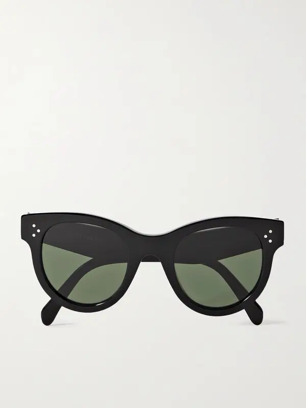 Celine Round-frame Sunglasses - Black