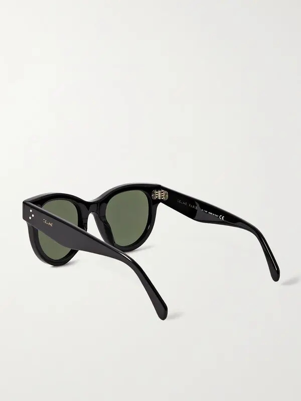 Celine Round-frame Sunglasses - Black