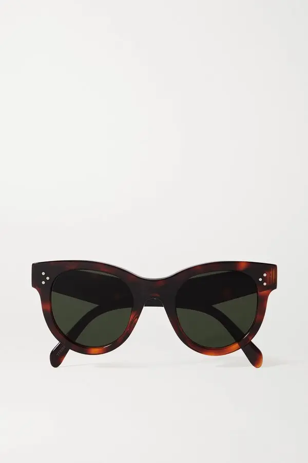 Celine Round-frame Sunglasses - Tortoiseshell