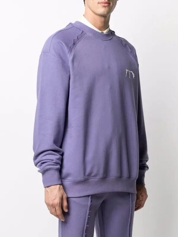 ADER ERROR Embroidered Logo Cotton Sweatshirt