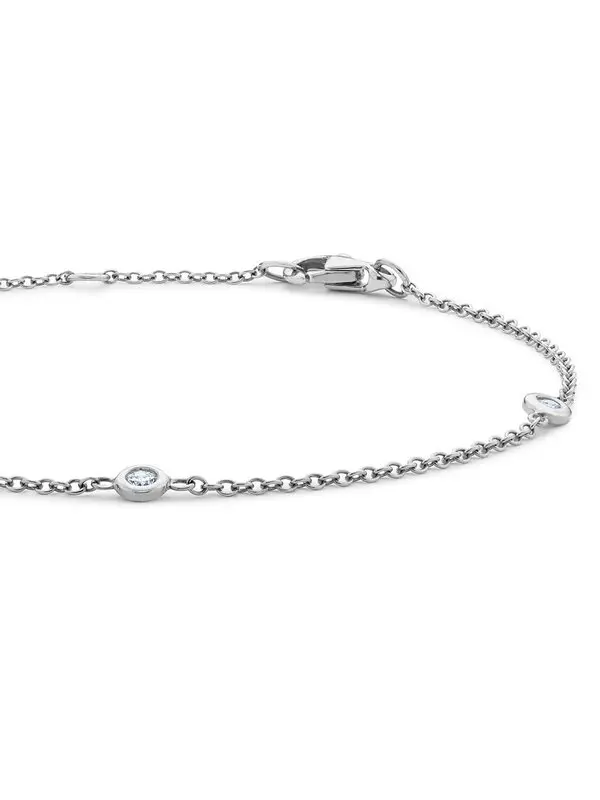 PRAGNELL 18kt White Gold Diamond Bracelet - Silver