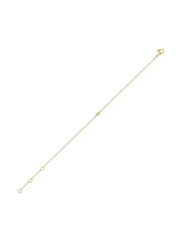 PRAGNELL 18kt Yellow Sundance Diamond Chain Bracelet - Gold