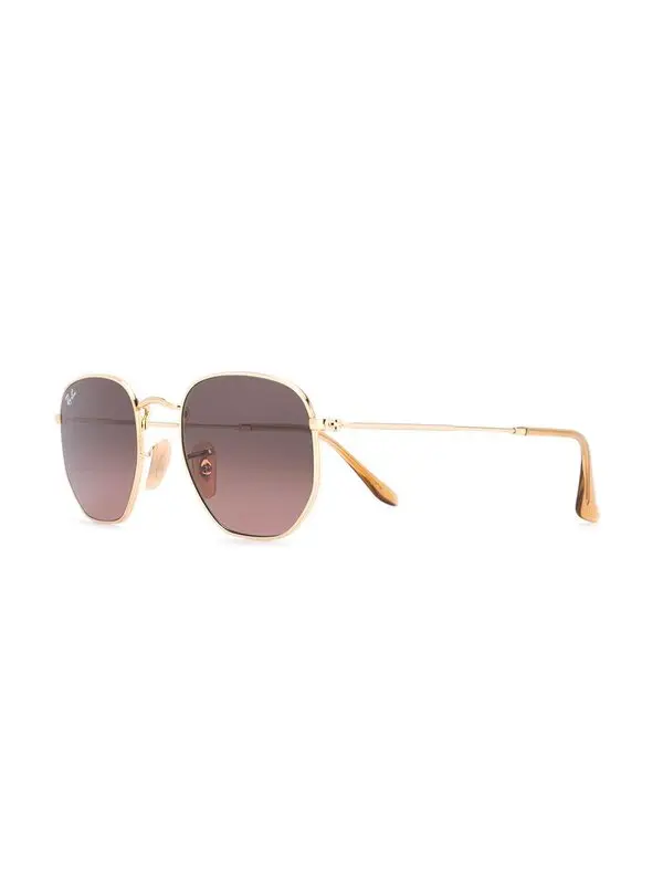 Ray-ban Hexagonal Sunglasses - Gold