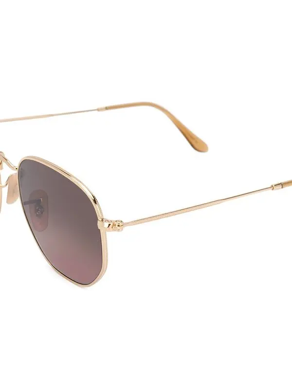 Ray-ban Hexagonal Sunglasses - Gold