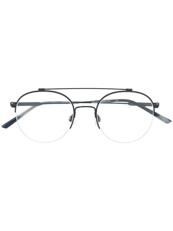 Calvin Klein Pilot-frame Eyeglasses - Blue