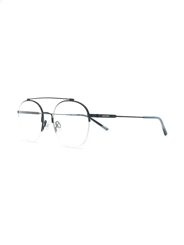 Calvin Klein Pilot-frame Eyeglasses - Blue