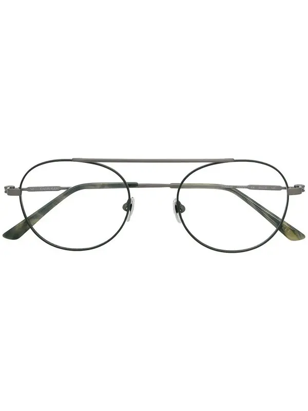 Calvin Klein Ck19151 Round-frame Glasses - Green