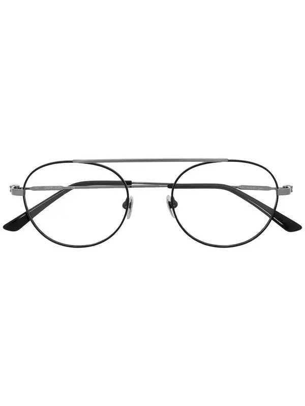 Calvin Klein Round Frame Glasses - Black