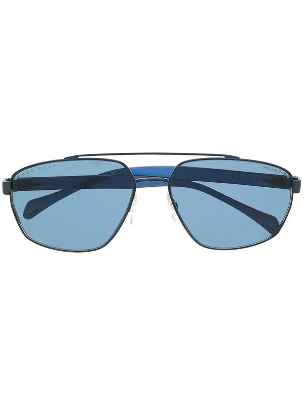 BOSS Pilot Frame Sunglasses - Blue