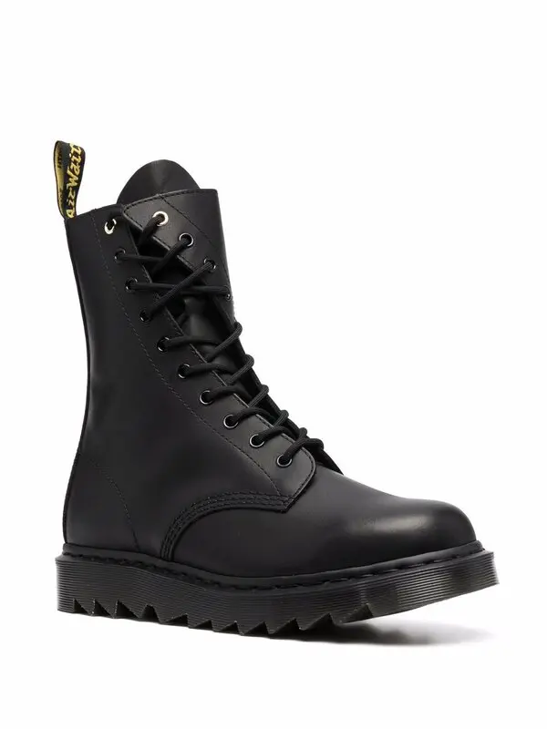 Yohji Yamamoto X Dr. Martens Temperley Twisted Boots In Black - 25